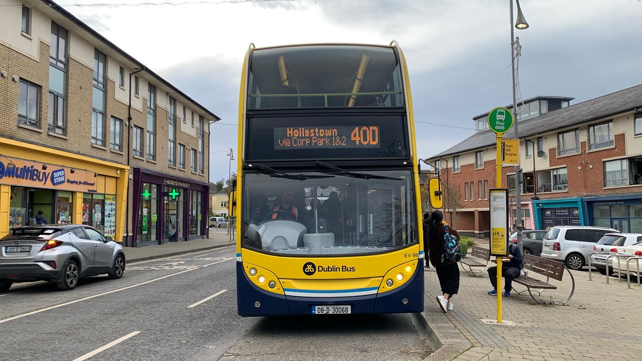 *Fast Driver + Rare* Dublin Bus | Route 40D | EV68 | (08-D-30068) | ADL ...