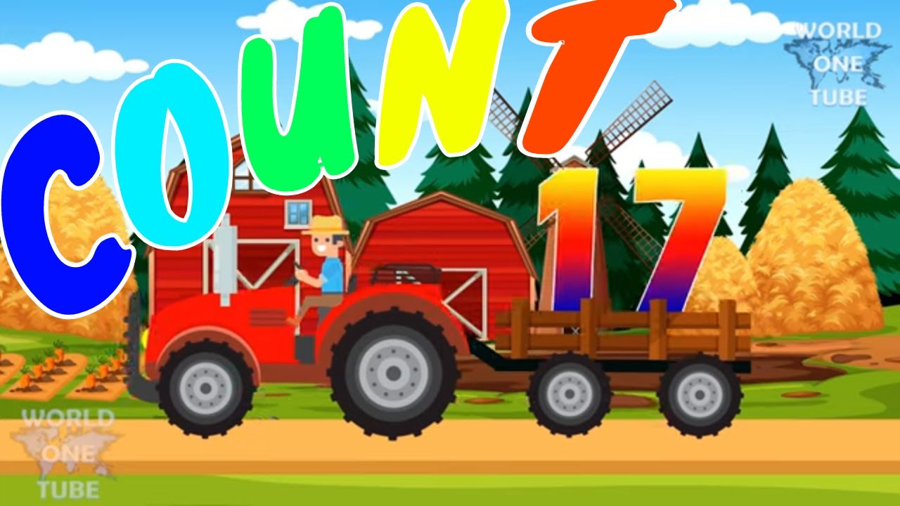 Learn To Count | To Seventeen | Count 11 to 17 | For Kids | Educational ...