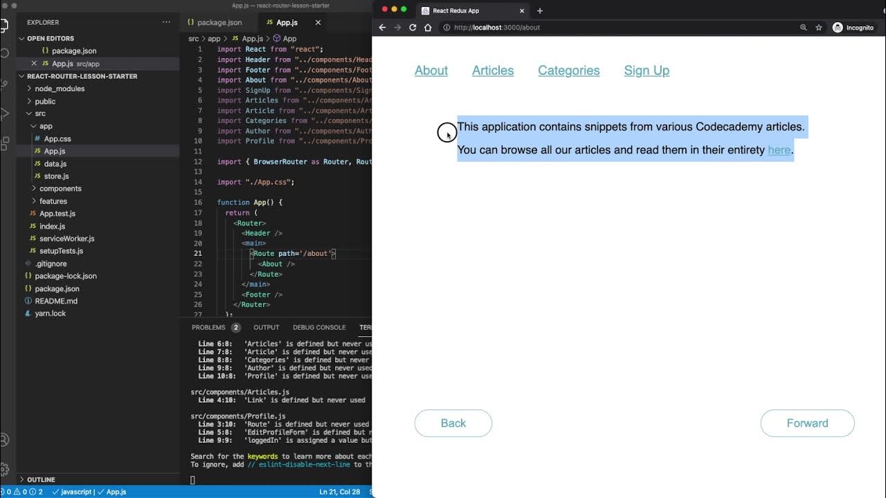Learn React Router Exercise 4 - YouTube