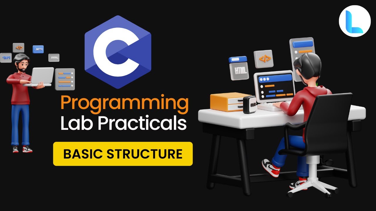 C Program Basic Structure C Programming Lab Practicals Part 2 Youtube 5352