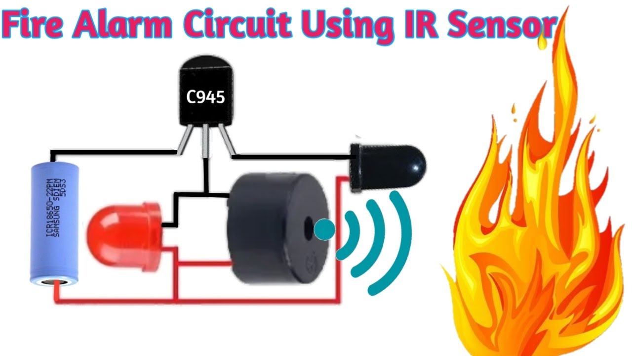 Fire Alarm Circuit || Fire Detector Circuit || - YouTube