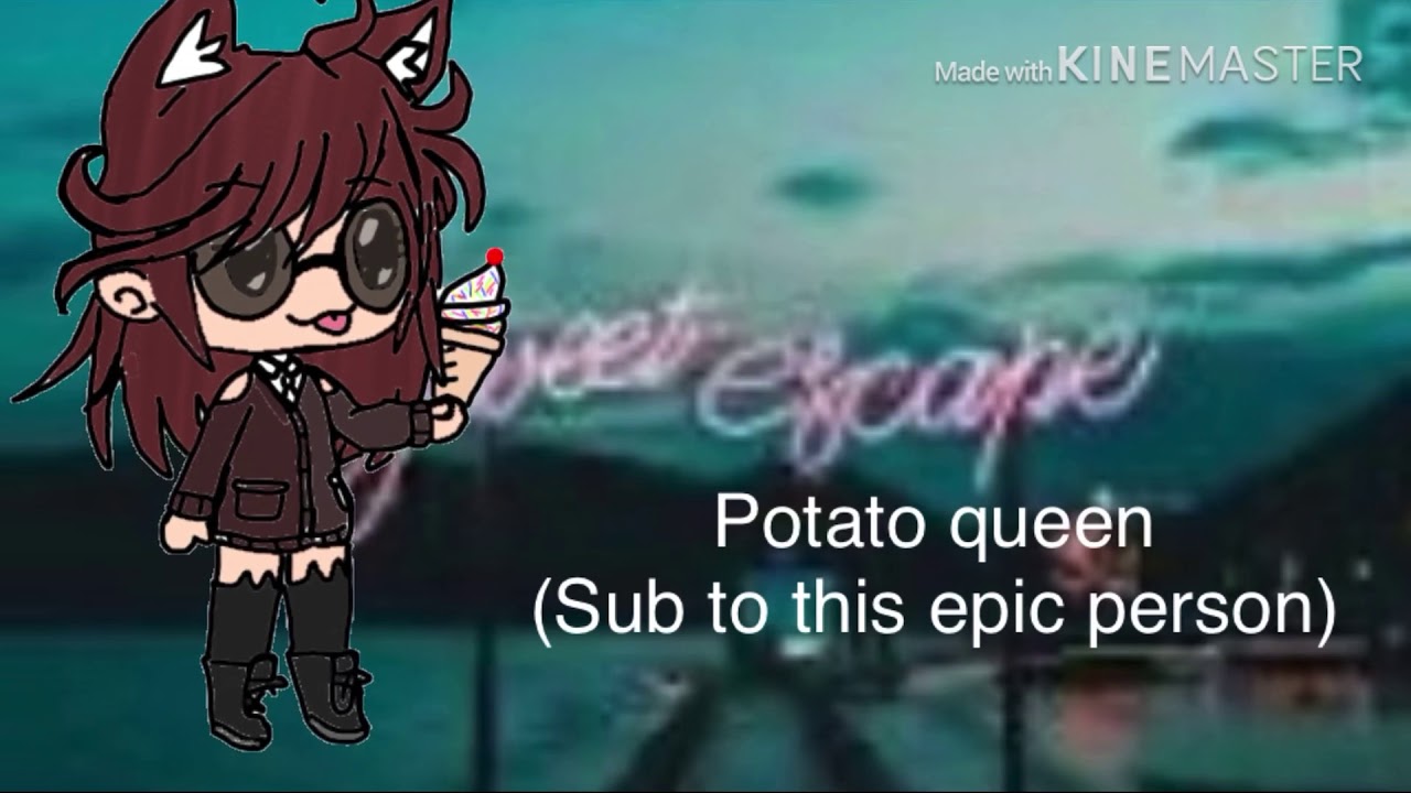 Fan art for potato queen (sorry I realised I forgot some of the hair ...
