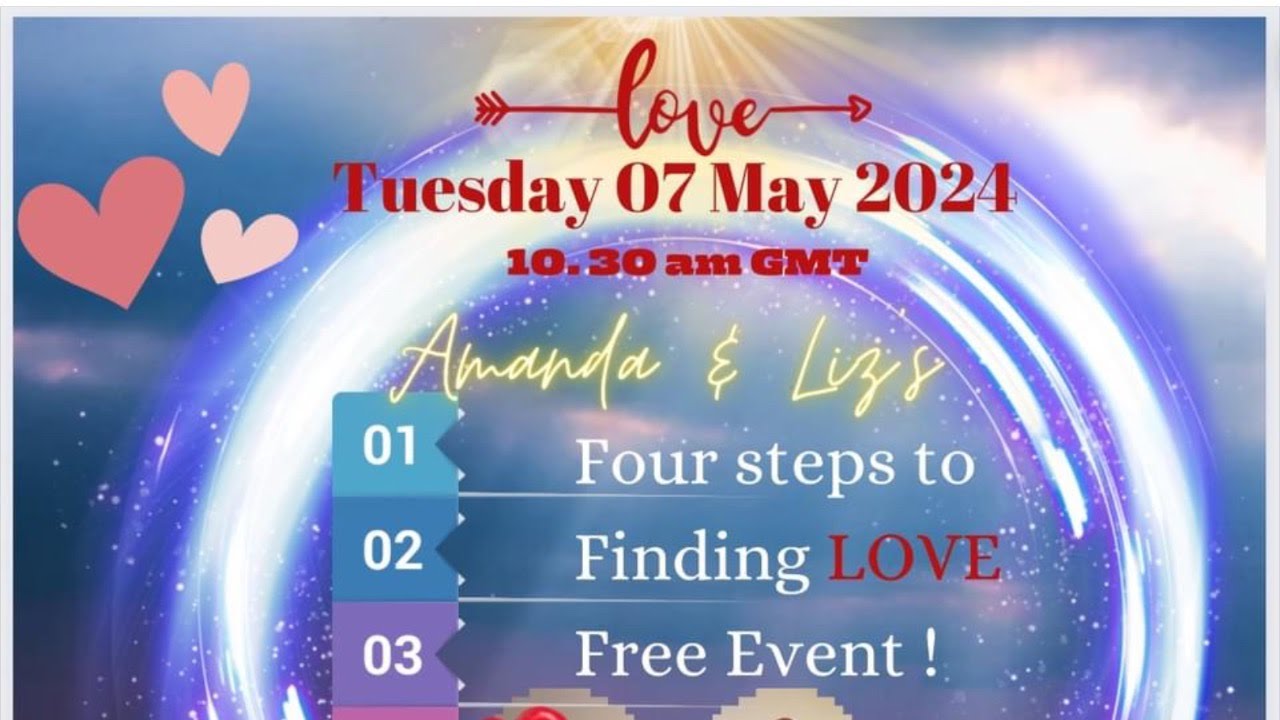 4 Steps to finding Love, a Free Spiritual Live Stream - YouTube