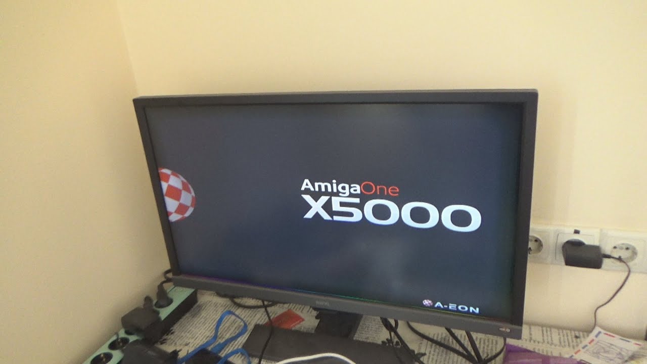AmigaOne X5000 X5040 4GB RAM AFox Radeon RX550 4GB Unboxing and Test ...