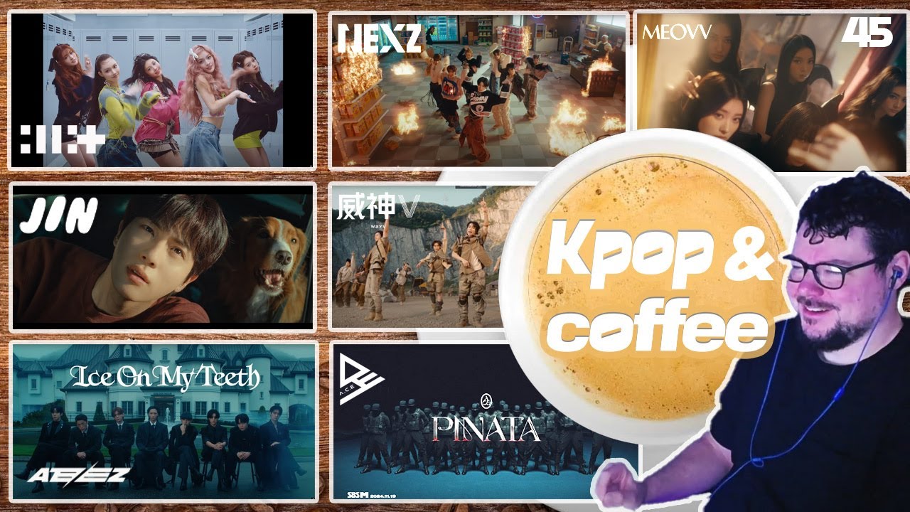 Kpop and Coffee 45 - ILLIT, JIN, ATEEZ, NEXZ, WayV, A.C.E, MEOVV - YouTube