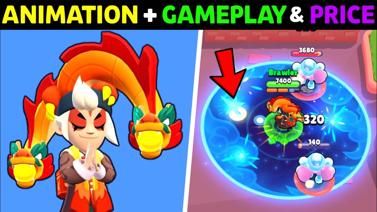 BRAWL STARS MOON GUARDIAN CHESTER GAMEPLAY, ANIMATION, COST, PIN ...