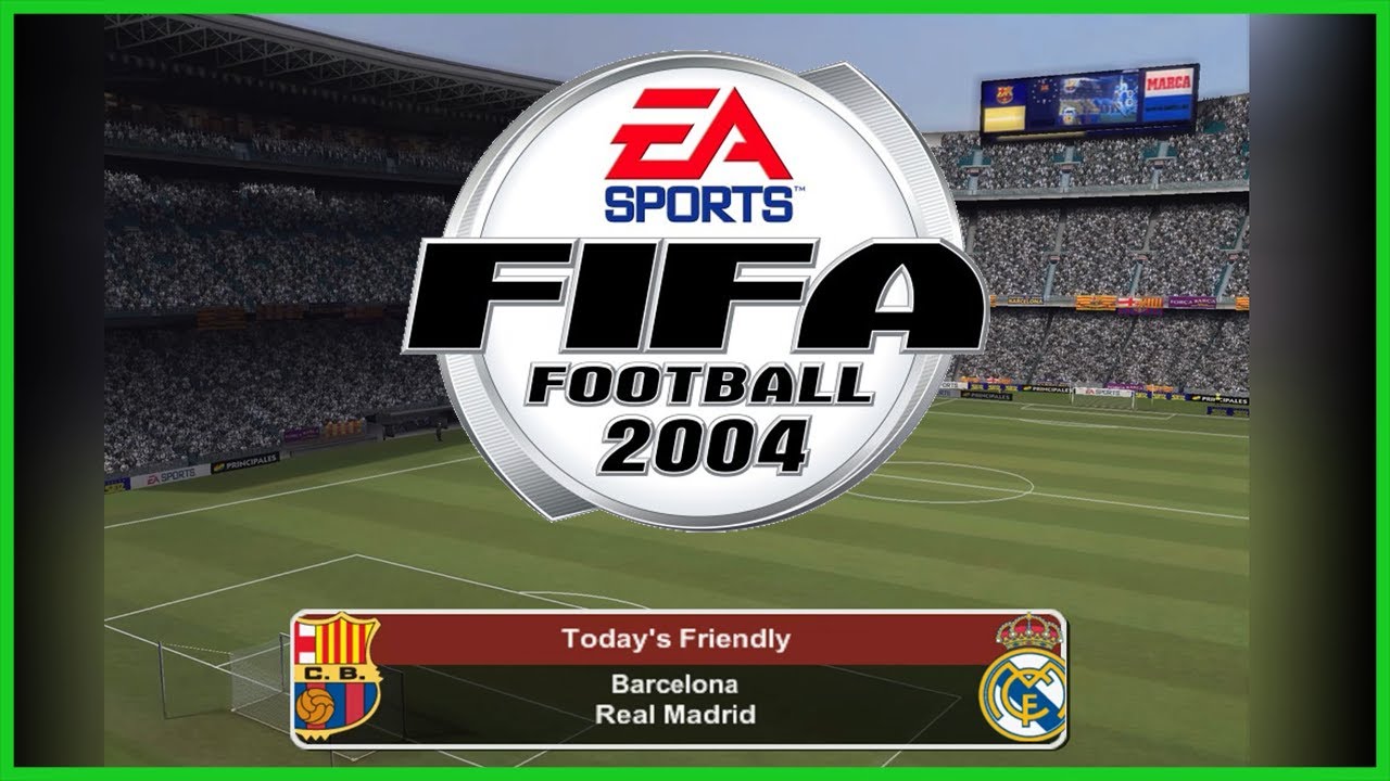 FIFA 2004 PS2 - Barcelona Vs Real Madrid (HD PCSX2) - YouTube
