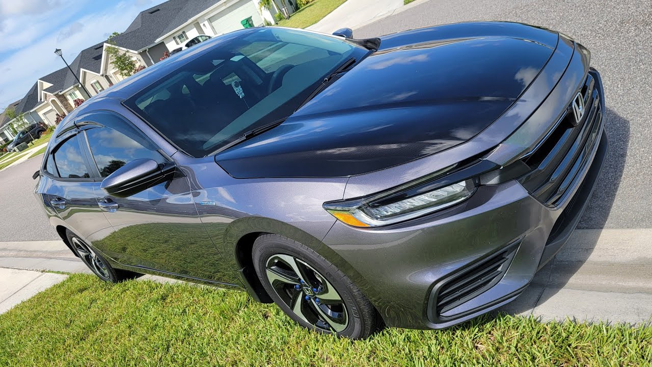 Honda Insight Carbon Fiber Wrap (DIY) - YouTube