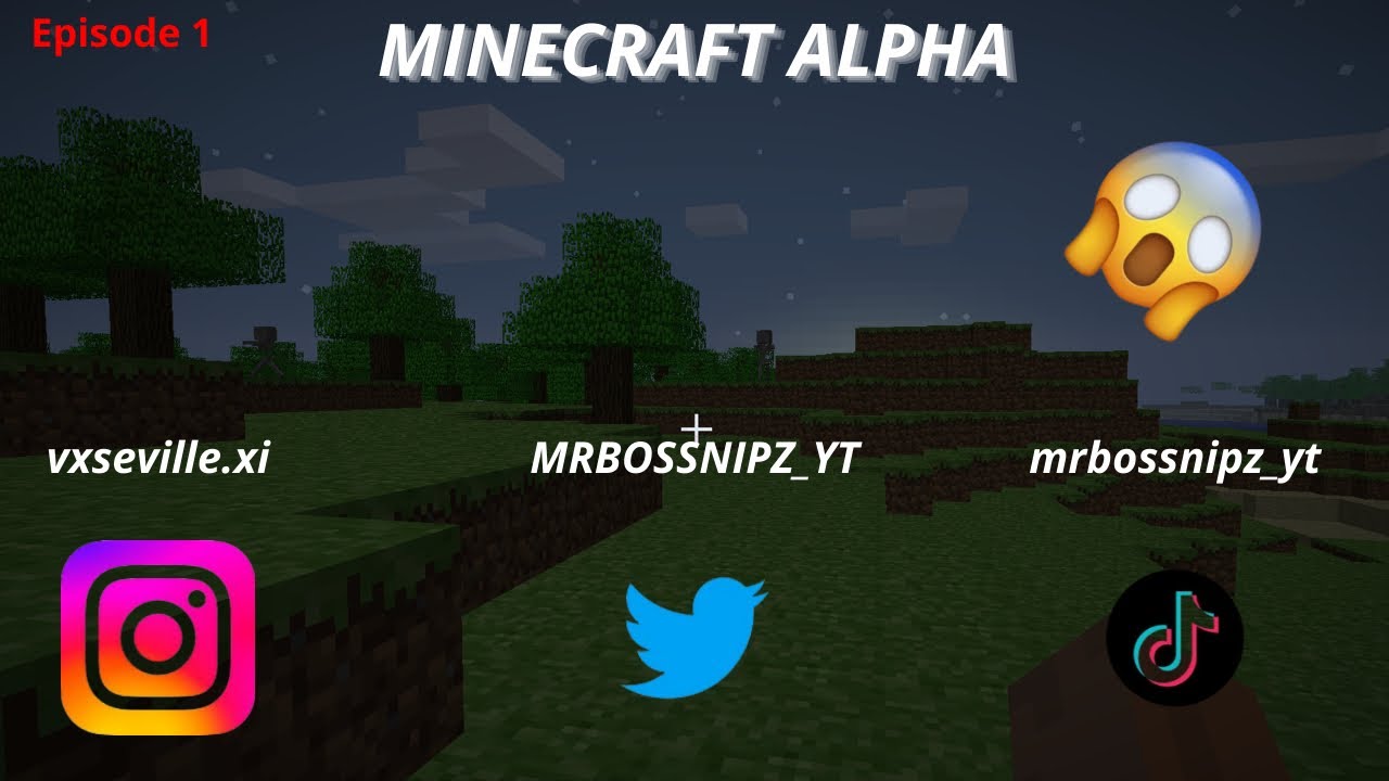 I Played an old Alpha Version of Minecraft (EP 1) - YouTube