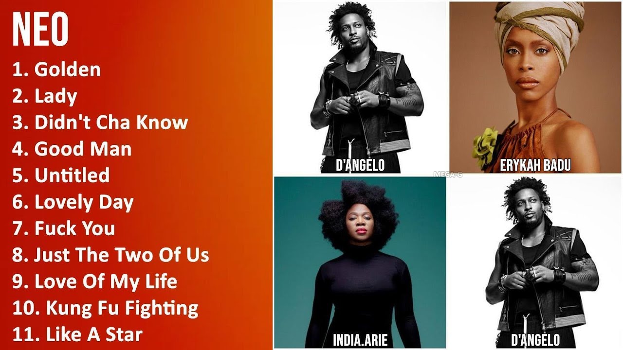 NEO-SOUL Music Mix - Jill Scott, D'Angelo, Erykah Badu, Raphael Saadiq ...