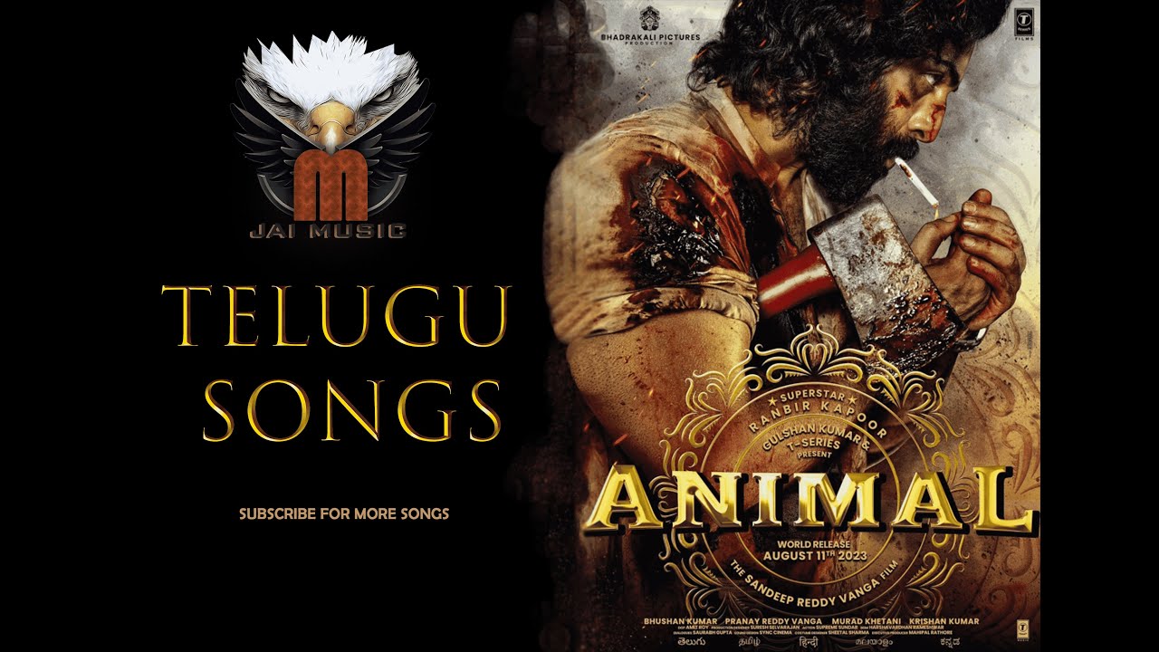 Animal Movie Telugu Songs - YouTube