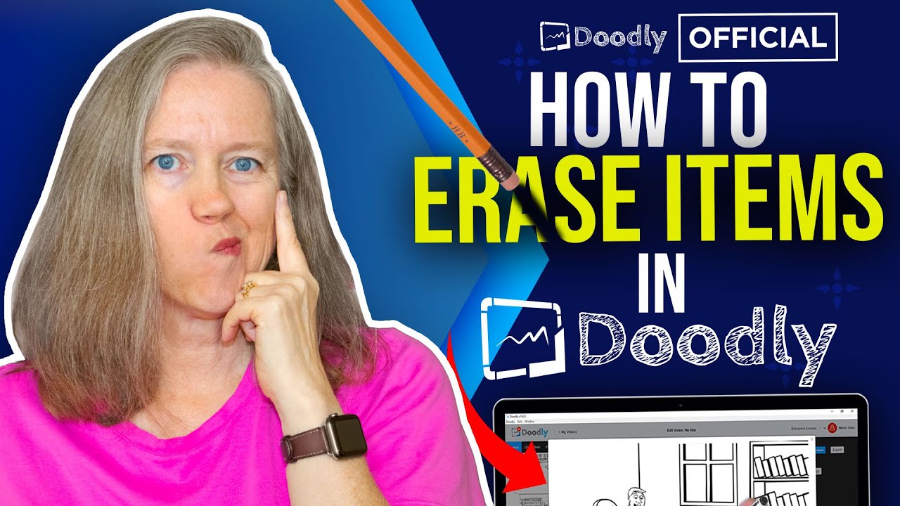 Doodly Tutorial | How to ERASE items after a Preset Duration - YouTube