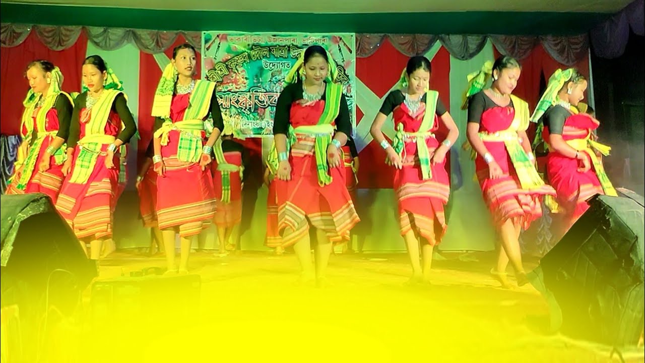 Koch Rajbongshi Folk Dance - 8 ll কোচ ৰাজবংশী জনগোষ্ঠীয় নৃত্য ll Live ...