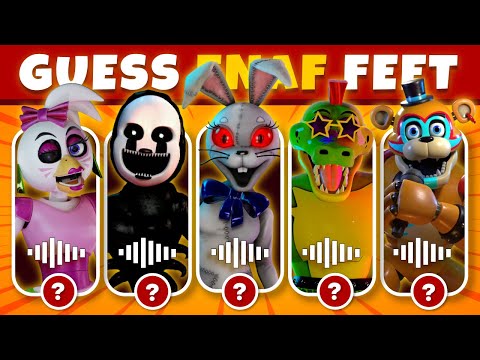 Guess The FNAF Character Just By Their Feet Voiceline- Fnaf Quiz | Five Nights At Freddys