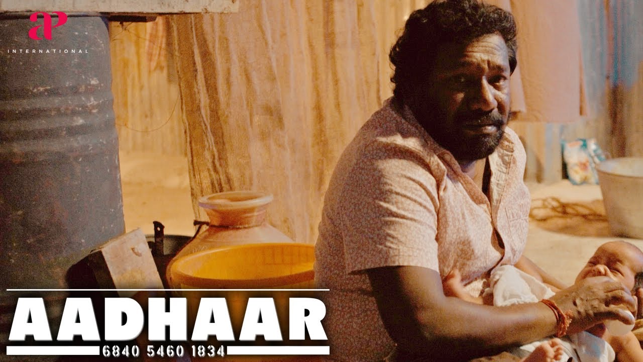 Aadhaar Movie Scenes | Karunas and the baby endure hardship | Karunas ...
