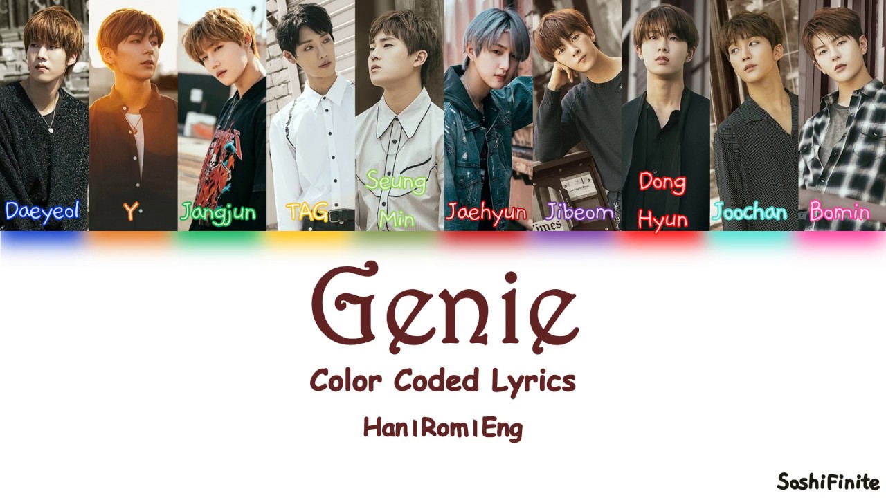 Golden Child- Genie Color Coded Lyrics Han|Rom|Eng - YouTube