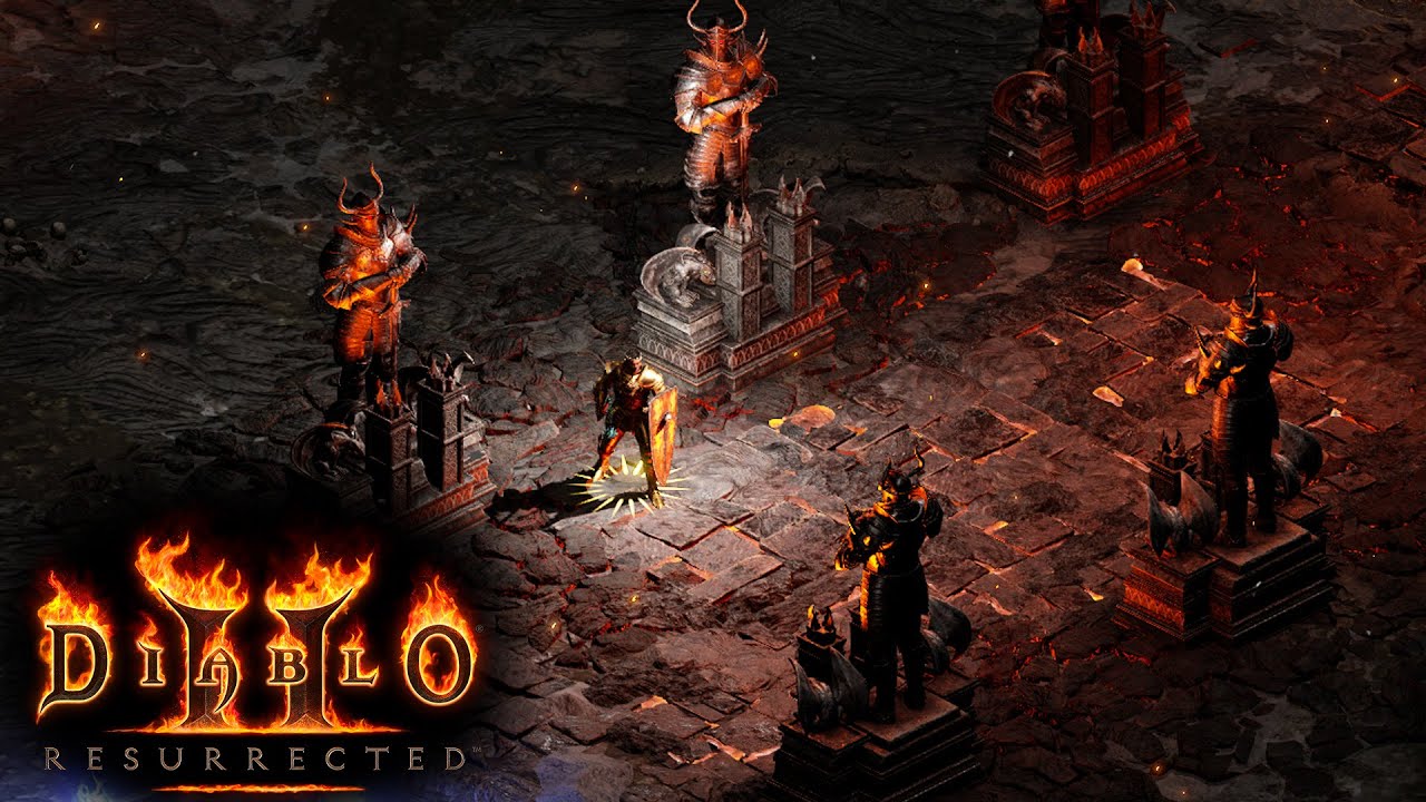 Diablo 2 HELL KNIGHT Easter Egg Hiding in Plain Sight - YouTube