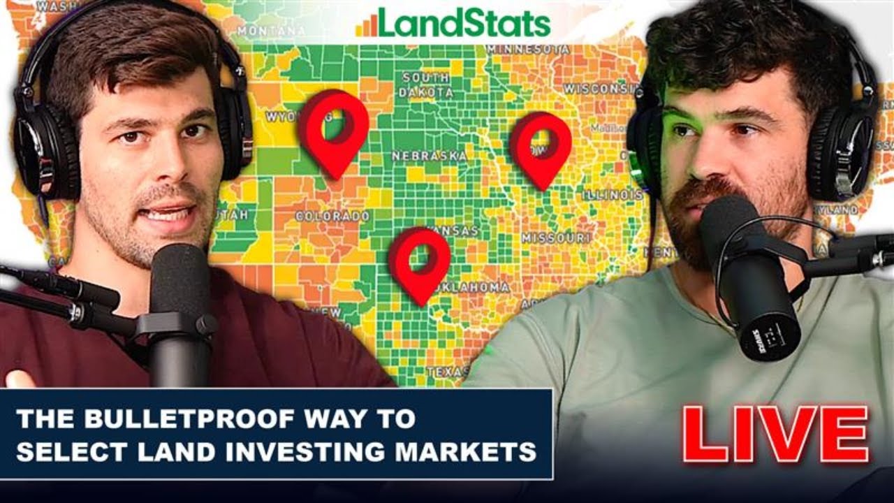 The Bulletproof Way To Select Land Investing Markets | Land Stats - YouTube