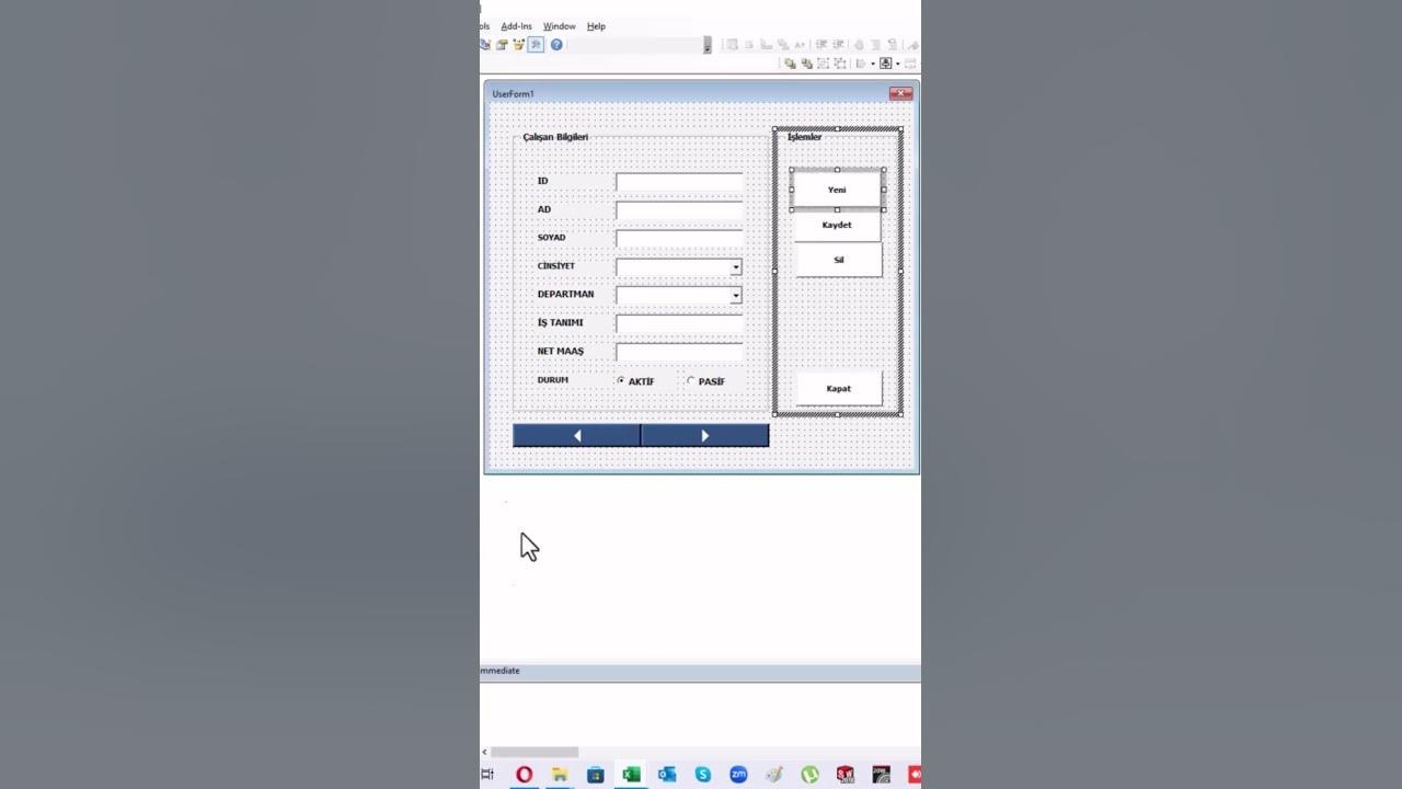 Userform GelİŞtİrme Exceldersleri Exceltips Excelpratik Exceltricks Excelvbatutorial Vba