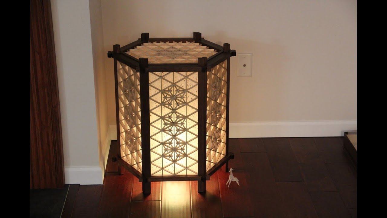 Kumiko Lamp Assembly - YouTube