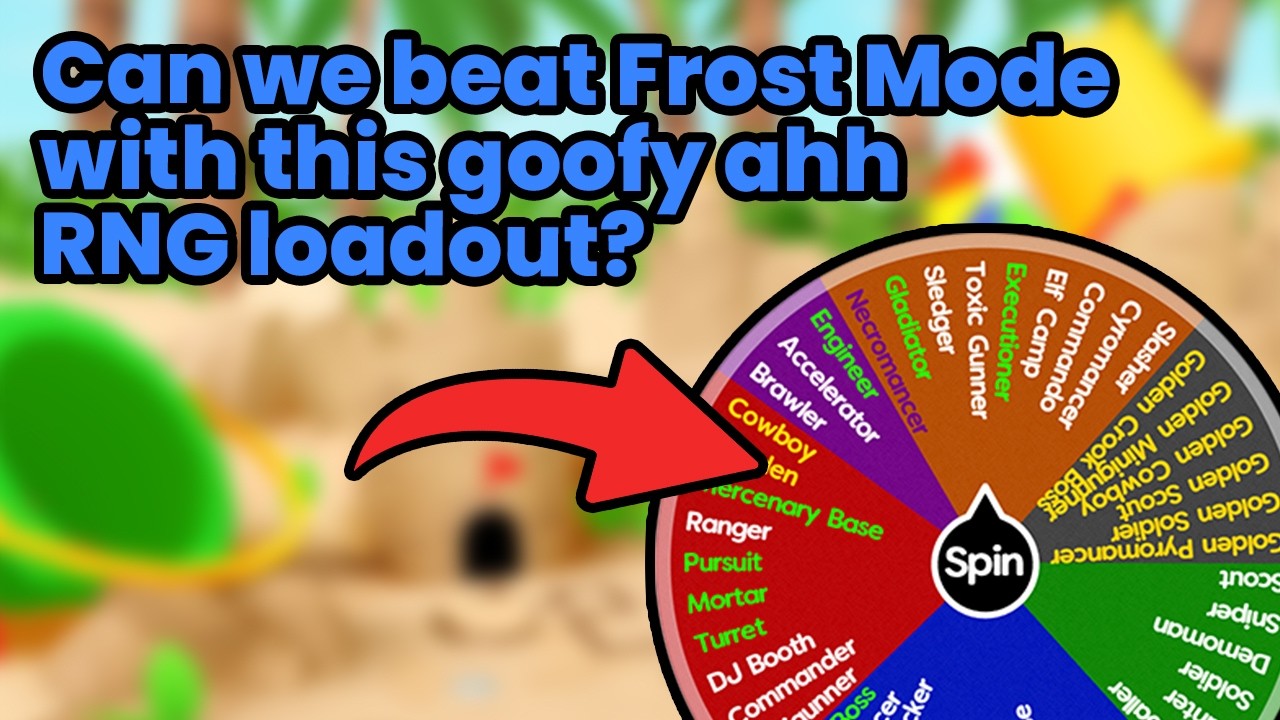 Can we beat Frost Mode with an RNG Chosen LOADOUT (Tower Defense ...