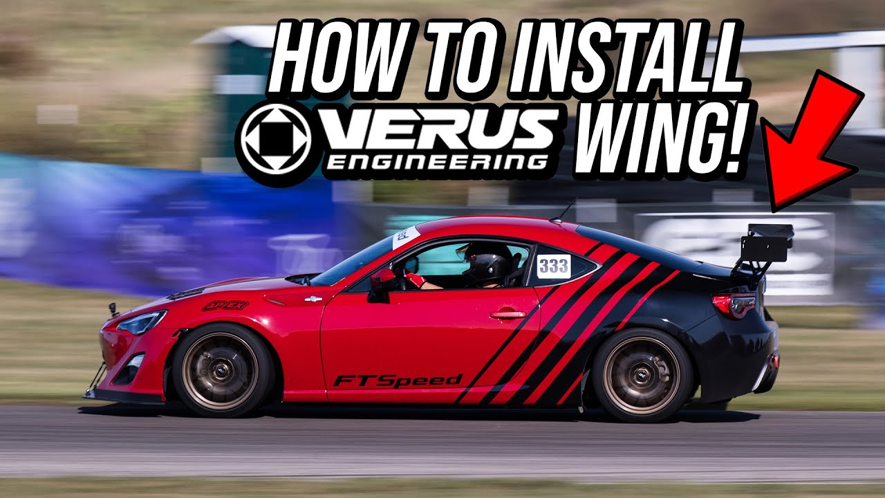 Verus UCW Wing Install | FRS BRZ 86 - YouTube
