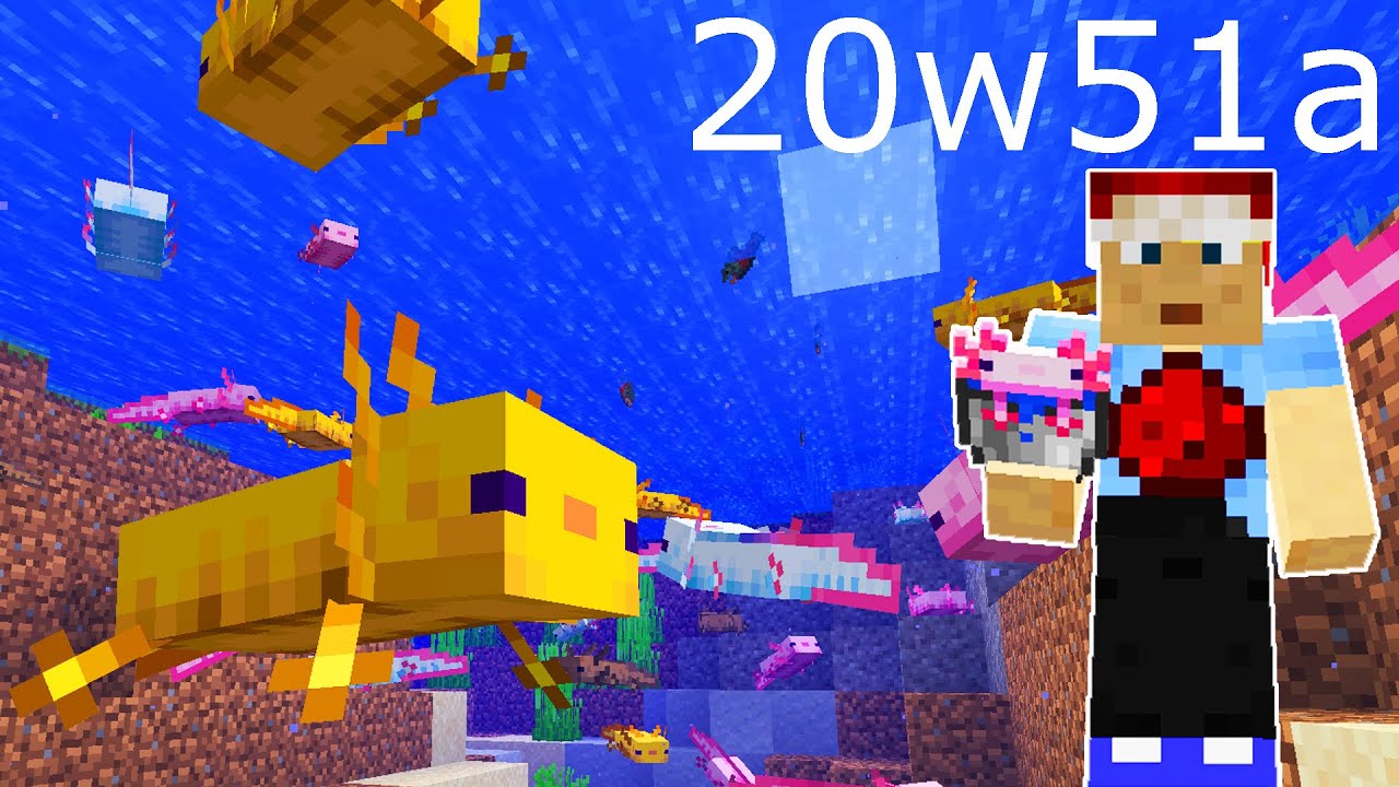 Snapshot! Neues Mob Axolotl! & Mega interessante Änderungen! Snapshot ...