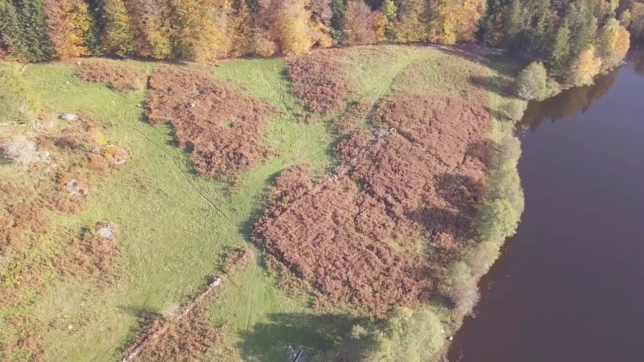 Lac du Tact - La Cregut - Artense - Puy de Dôme (rushs) - YouTube
