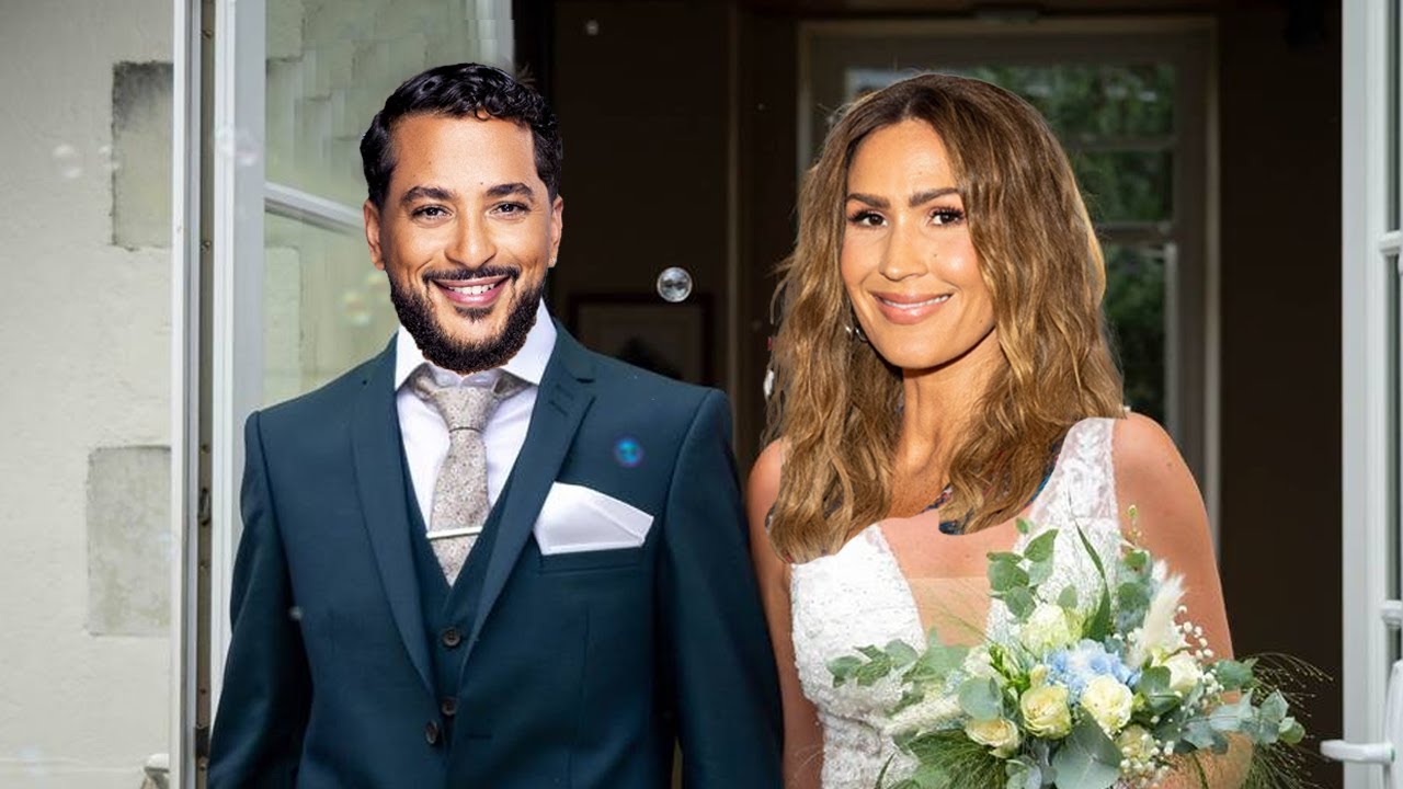 Slimane et Vitaa : La photo de mariage du couple devient virale sur ...