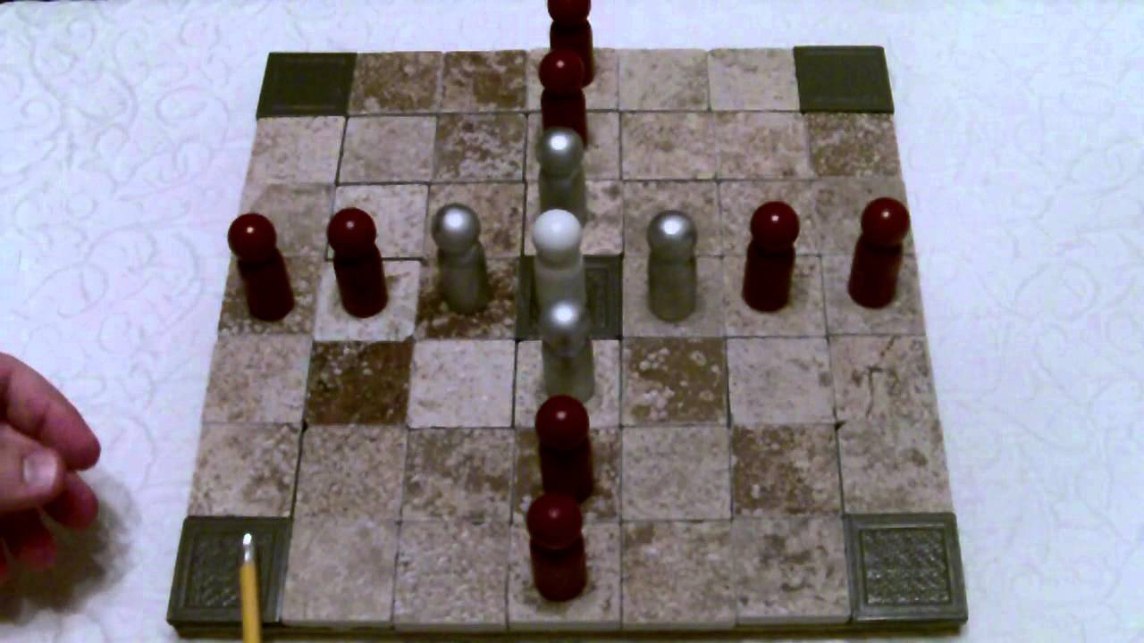 Tafl - Brandubh - Rules and Openings (Part 1 of 3) - YouTube
