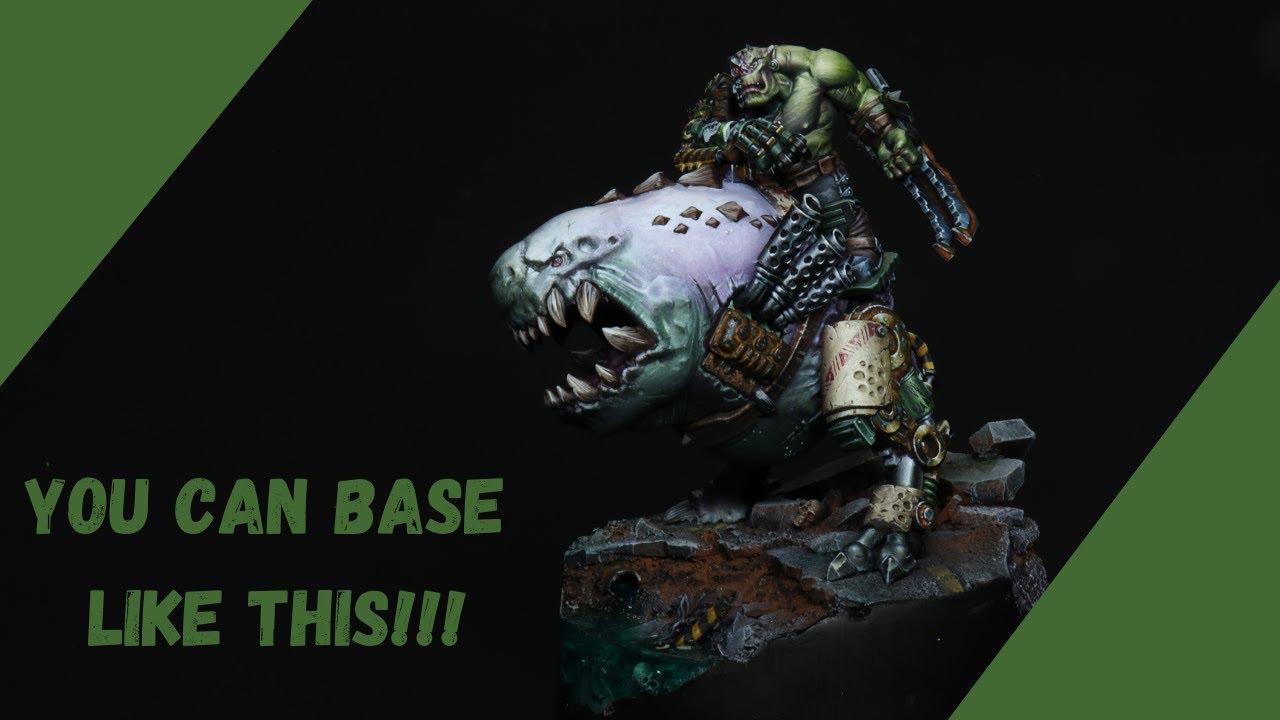 Urban basing for Warhammer 40k Orks - YouTube