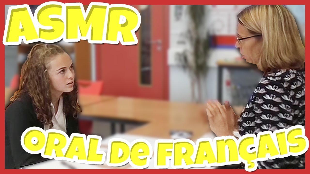 [ASMR] FRENCH SPEAKING EXAM (Examen oral de français) - YouTube