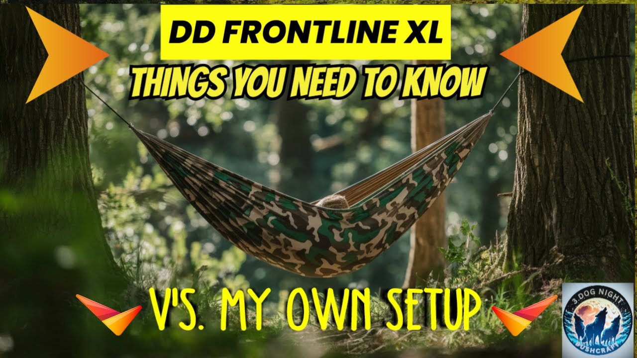 DD COLD QUILT ON THE DD XL FRONTLINE HAMMOCK , DID I SURVIVE THE NIGHT ...