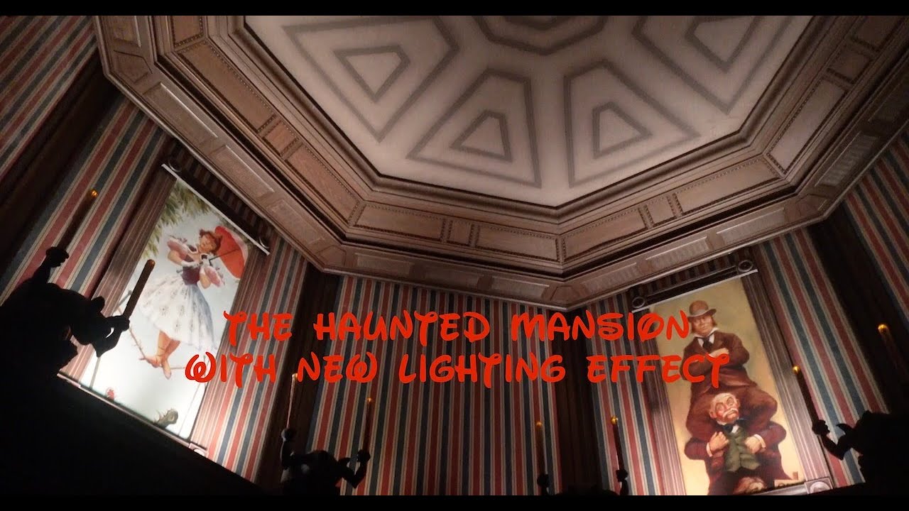 The Haunted Mansion | With New Lighting Effect | 4K - YouTube