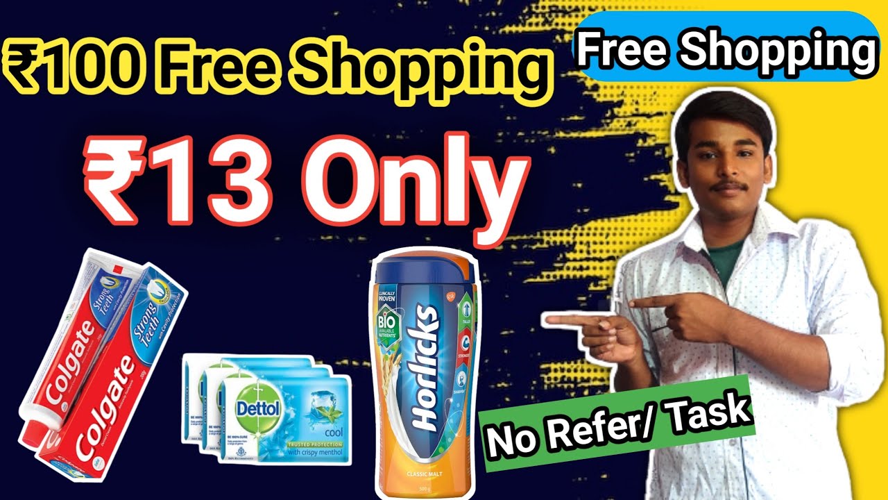₹100 Free Shopping for All 😱 Biggest Free Shopping Offer Today 🔥 No ...
