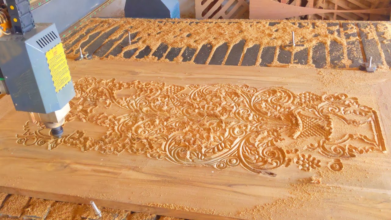 Artistic Door Skilled Wood Workers Modern Masterpiece Wooden Door ...