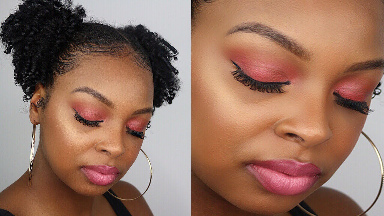 Pink Smokey Eye Makeup Tutorial (Subtle) - YouTube