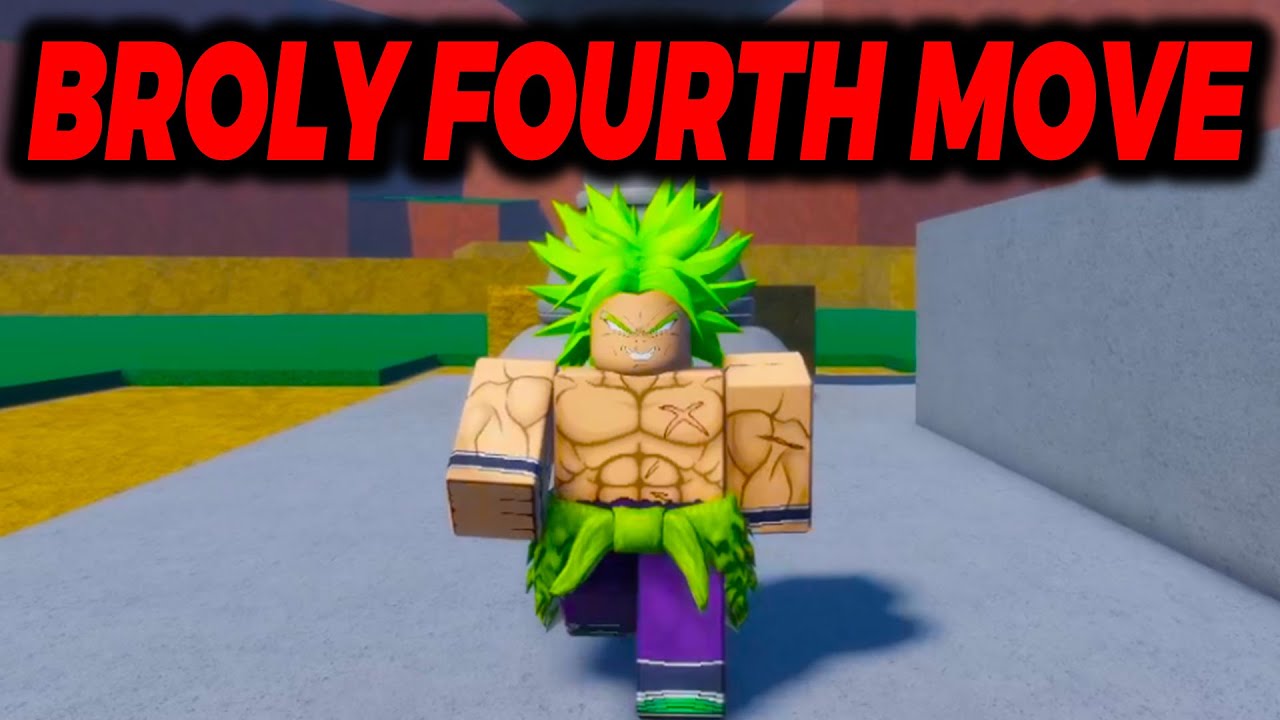 Broly New Fourth Move In Roblox Z Battlegrounds! - YouTube