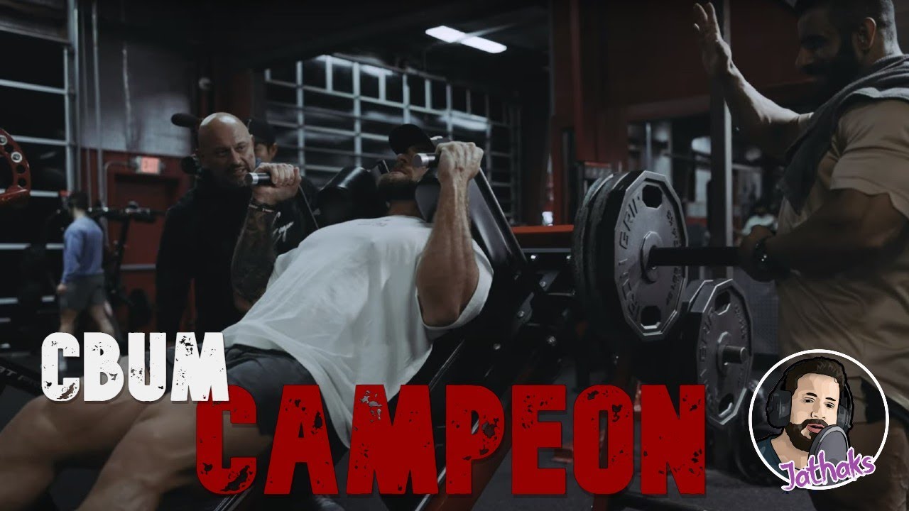 Cbum, Chris Bumstead a 4 semanas del campeonato reaccion legs day - YouTube