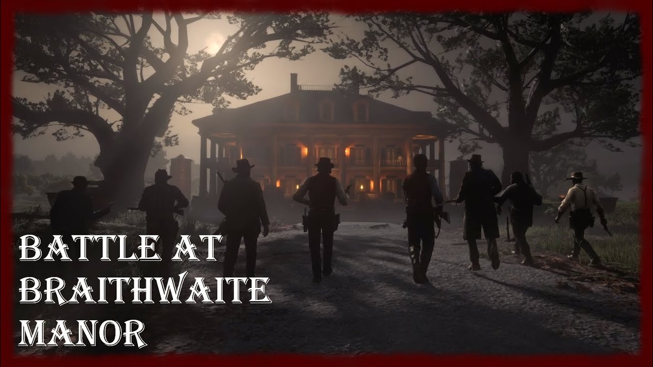 Braithwaite Manor Shootout Scene - Red Dead Redemption 2 PC (HD) - YouTube