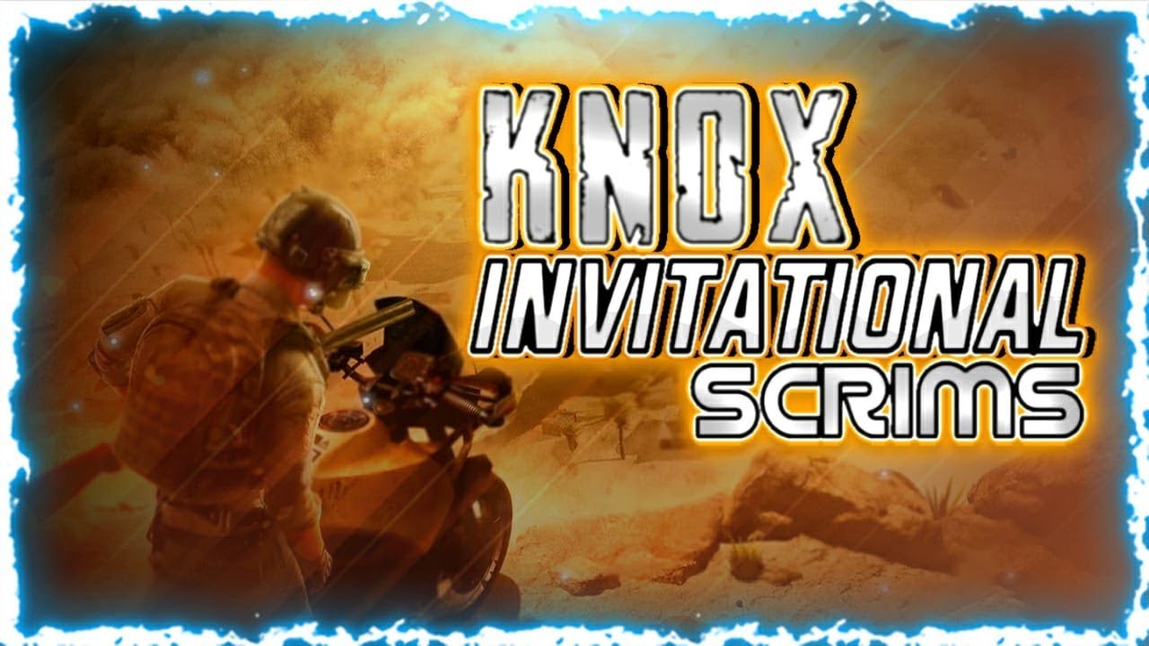 Pubg Mobile Emulator Live || Knox Esports T2 Invitational Scrims ...