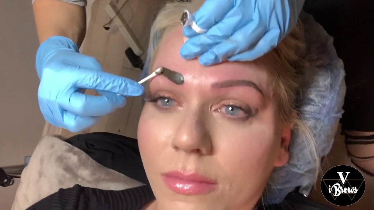 Combination Brows - Microblading + Microshading - The Process | ViBrows - YouTube