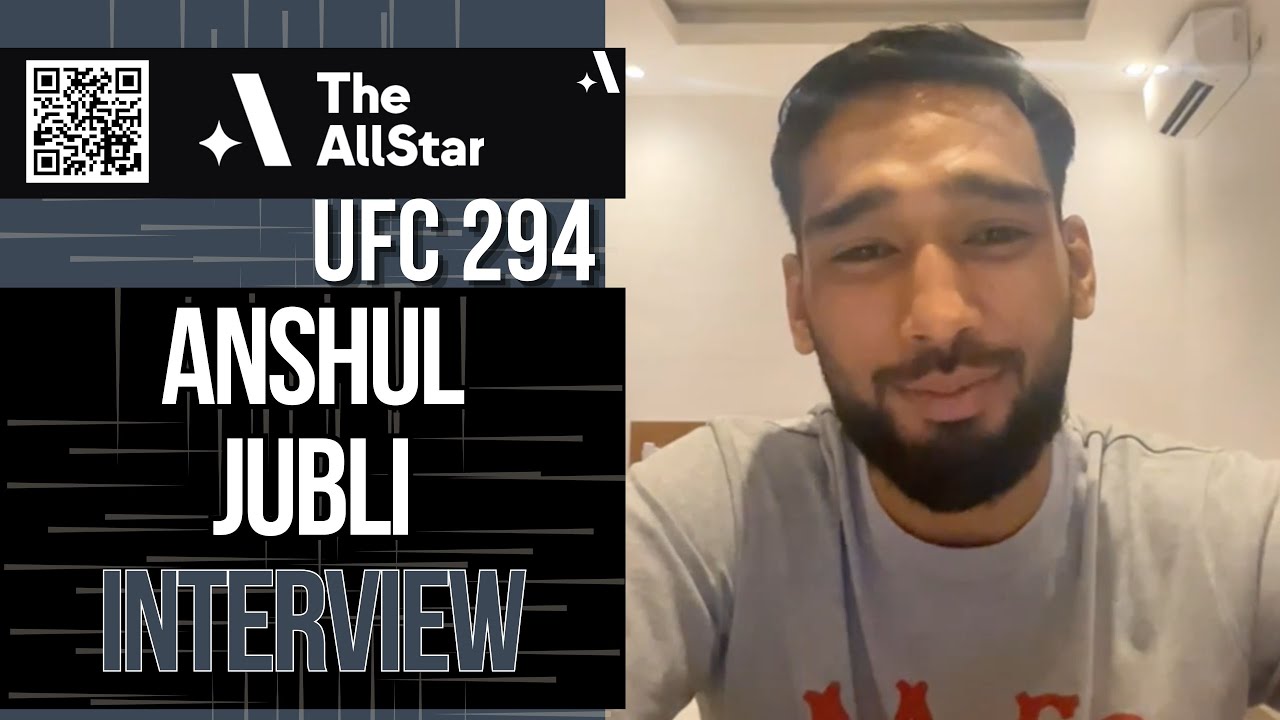Anshul Jubli on Mike Breeden matchup at UFC 294, Indian Khabib & social ...