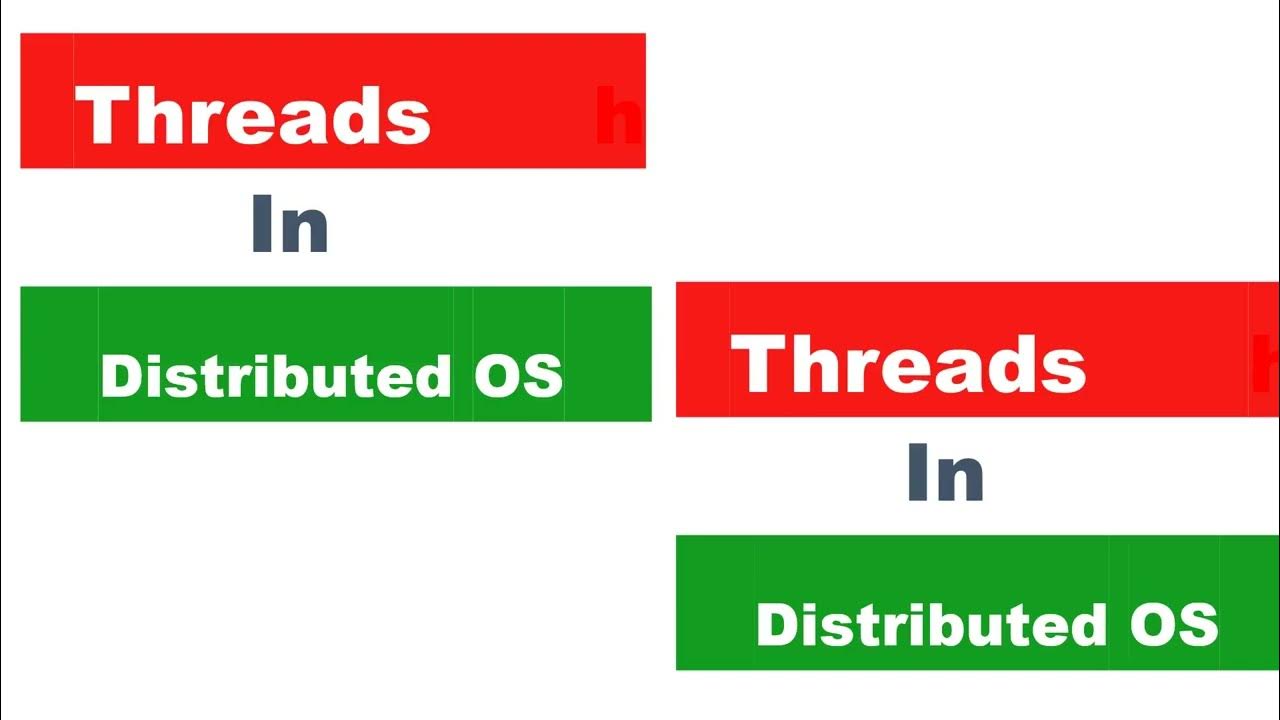 Thread and distributed system Threads - YouTube