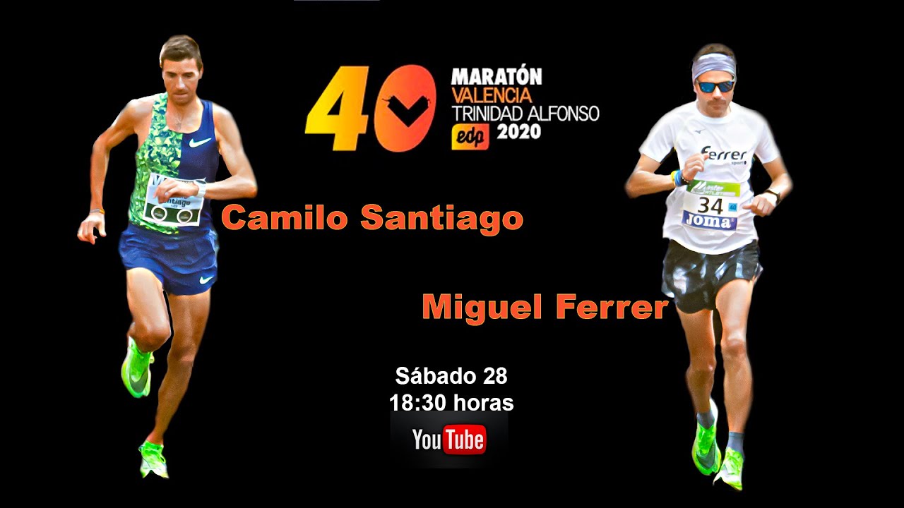 Camilo Santiago y Miguel Ferrer en la edición Élite del Maratón de ...