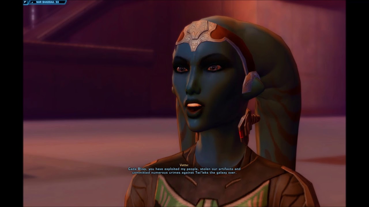 Star Wars; The Old Republic, Sith Warrior, Vette - YouTube