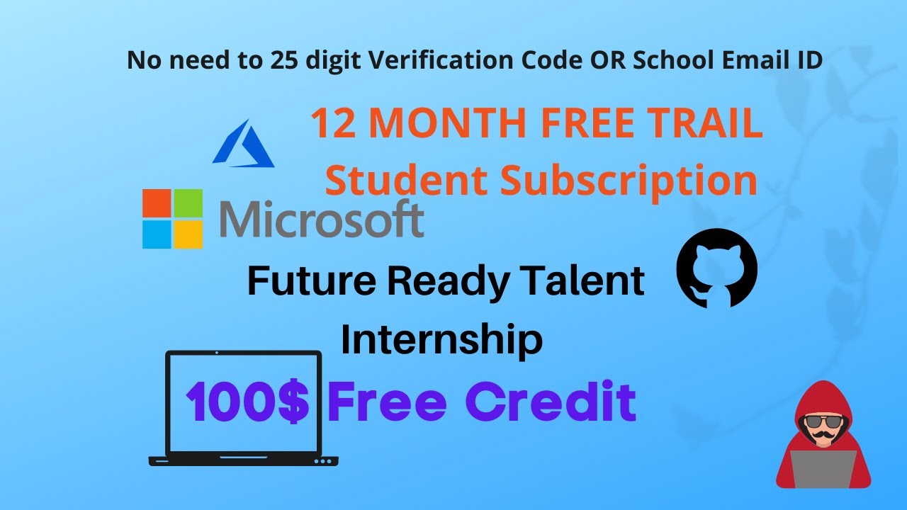 Create Microsoft Azure Student Account |100$ credit 12 month ...