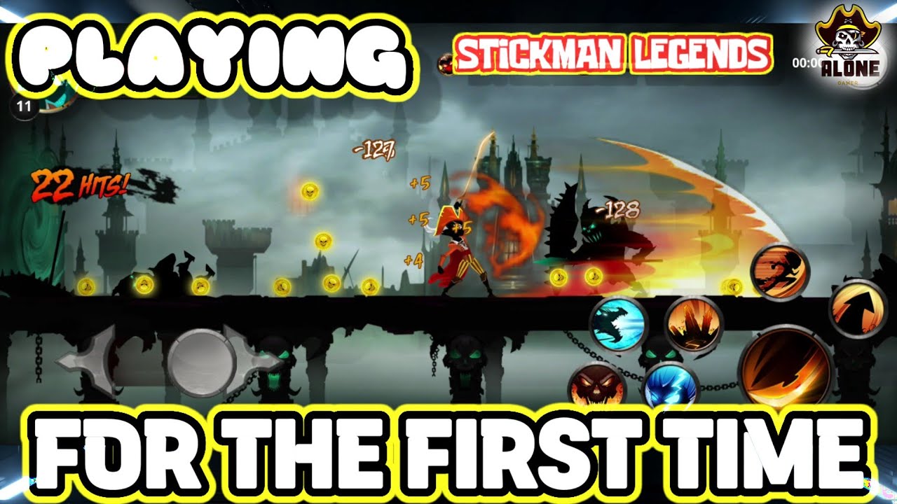 PLAYING STICKMAN LEGENDS!!! - YouTube