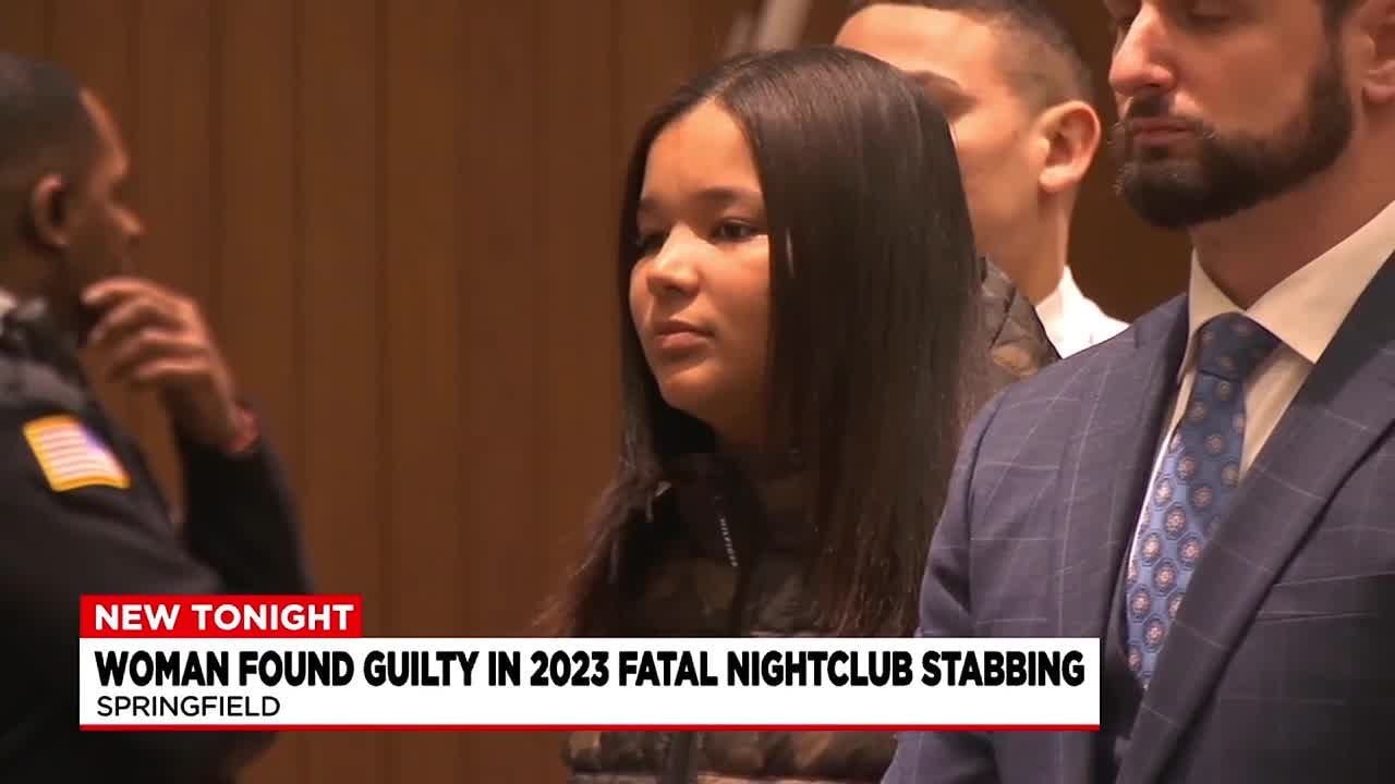 Woman found guilty in 2023 fatal Springfield nightclub stabbing - YouTube