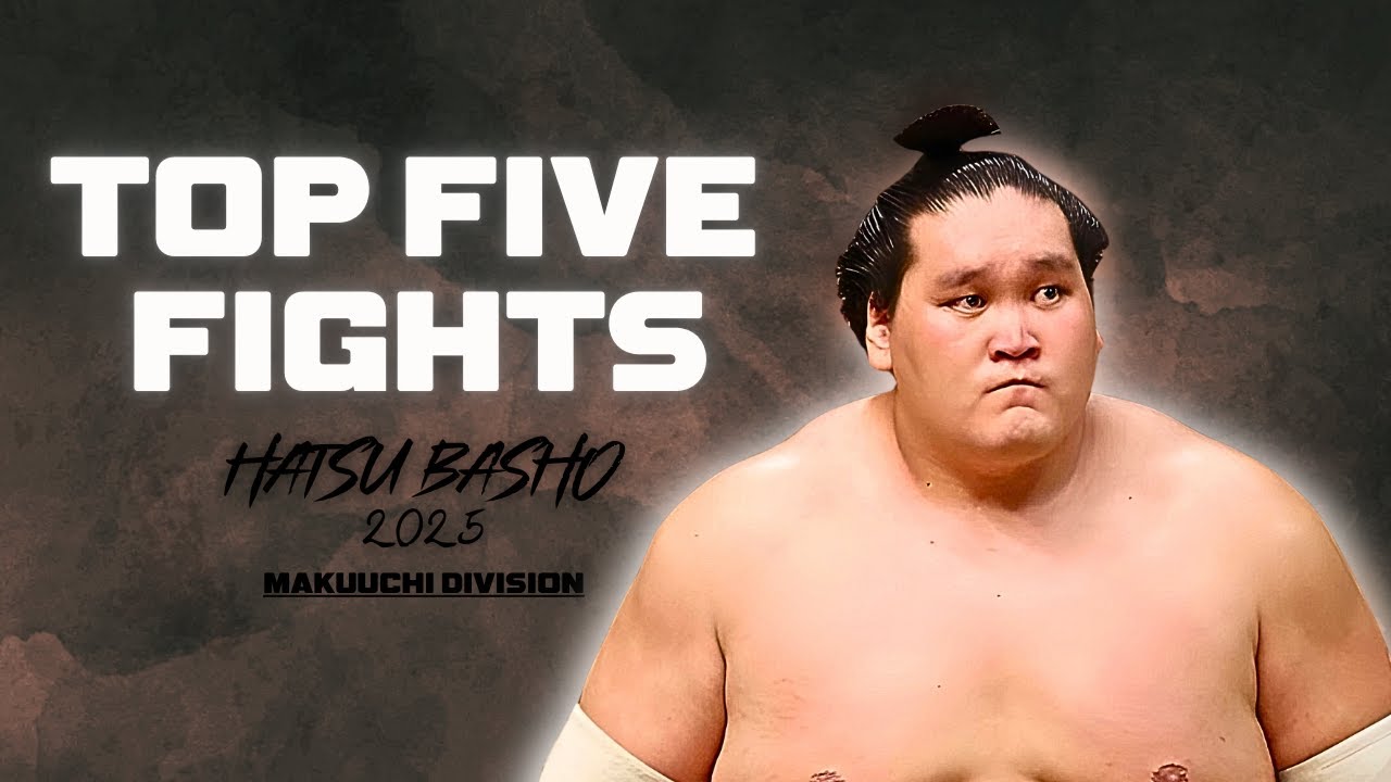 Top 5 Bouts of Day 4 - HATSU BASHO 2025 - Makuuchi Division - YouTube